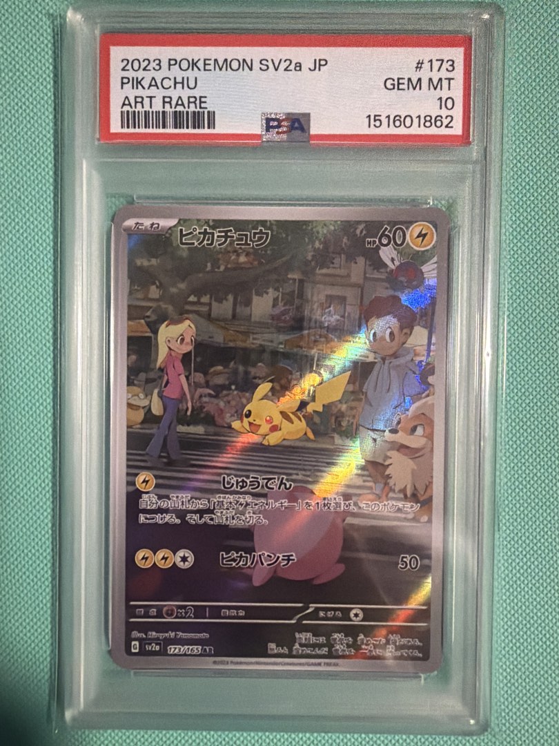 2023 Pokemon SV2a JP Pikachu Art Rare PSA 10 GEM MT, Hobbies & Toys ...