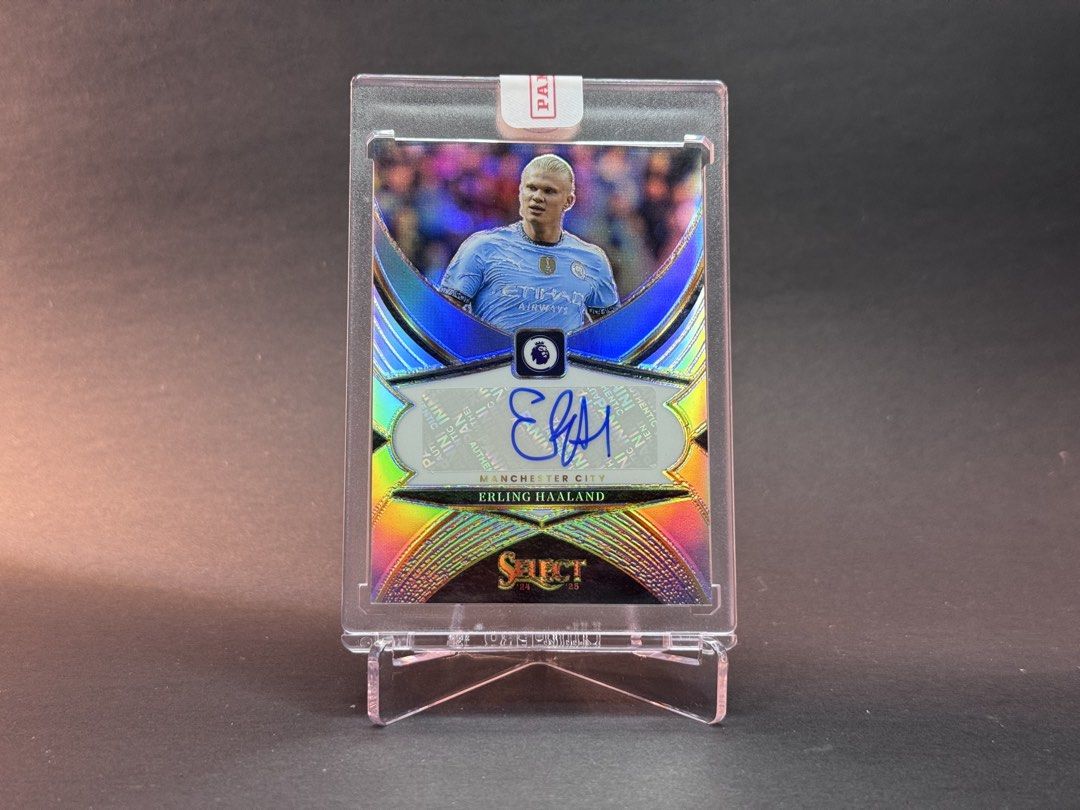 24-25 Panini Select Erling Haaland Autograph Card PANINI SEALED ...