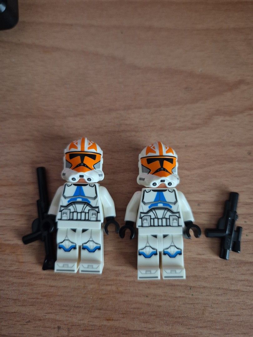 2x Lego Star Wars 332nd Clone Trooper Minifigures with Blasters ...