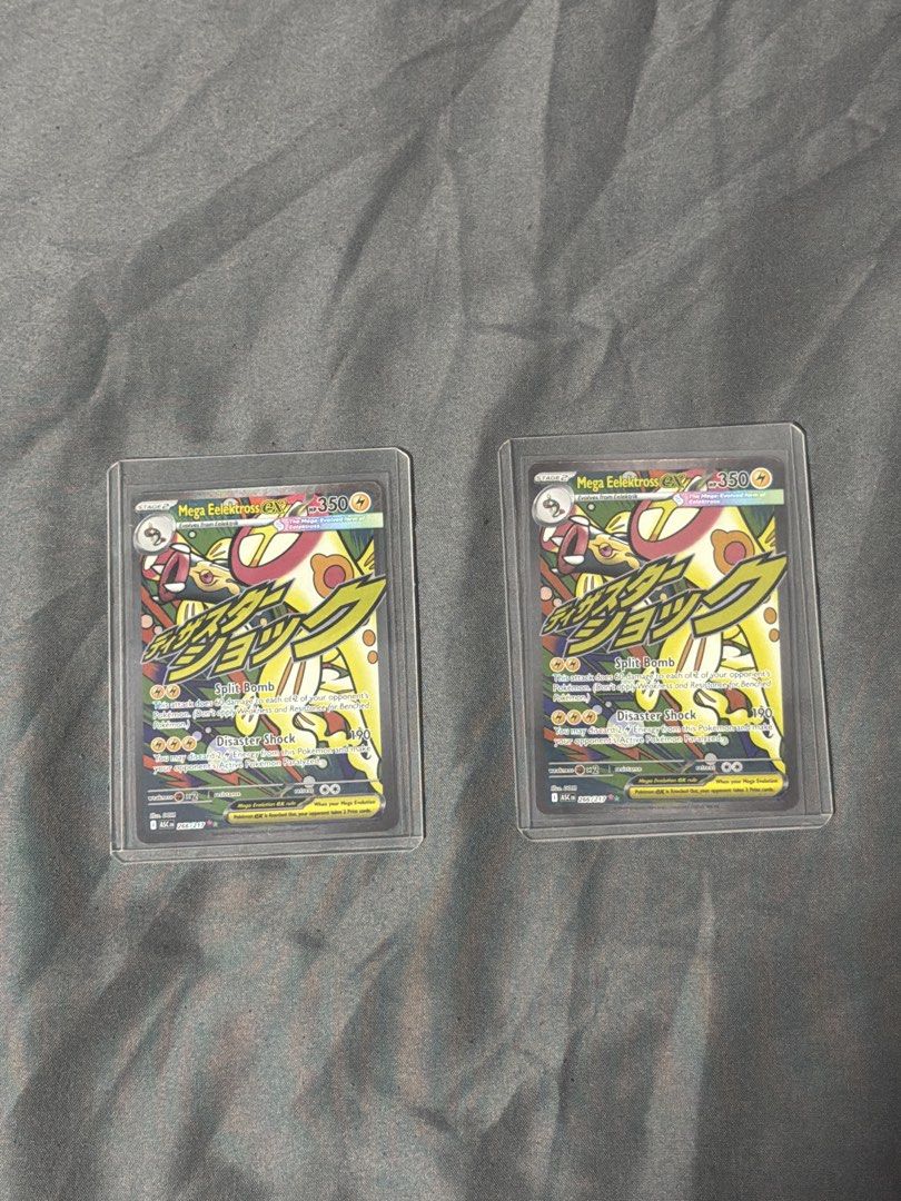 2x Mega Evolution Pokemon Cards, Hobbies & Toys, Toys & Games on Carousell