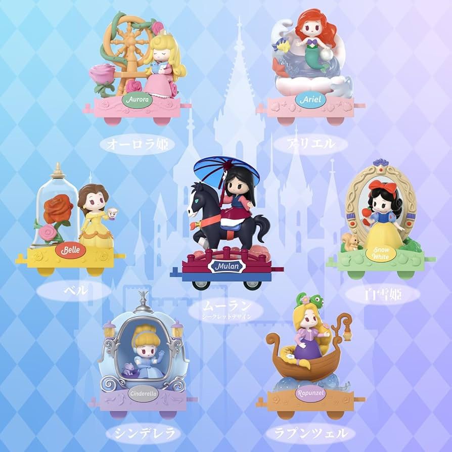 52toys Disney Princess Magical Parade Blind Box Toy Collection, Hobbies ...