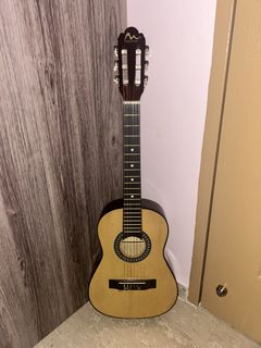 Acoustic Guitar with 'S' Logo, Hobbies & Toys, Musical Instruments on ...