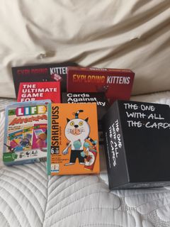 4 boxes Assorted Card games, Hobbies & Toys, Toys & Games on Carousell