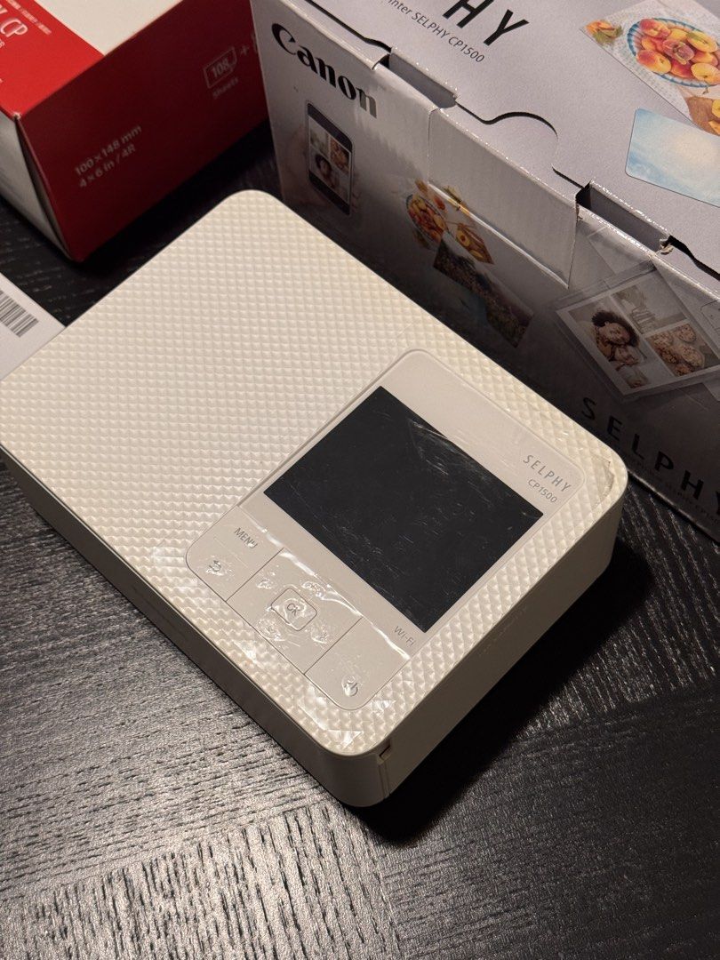 Canon SELPHY CP1500 4R Photo Printer with Paper, Computers & Tech ...
