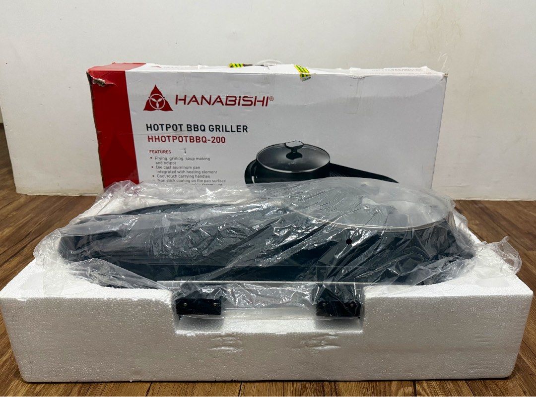 Hanabishi Hotpot BBQ Griller HHOTPOTBBQ-200 | Samgyupsal Grill | Hotpot ...