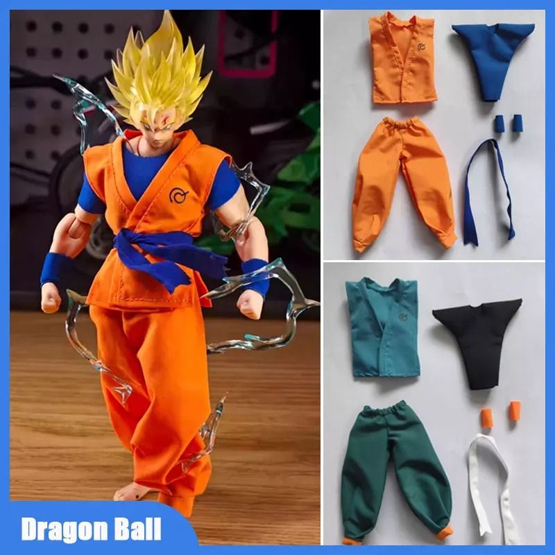 【In stock】Dragon Ball Series Figures Goku Daoist Robe Orange Blue ...