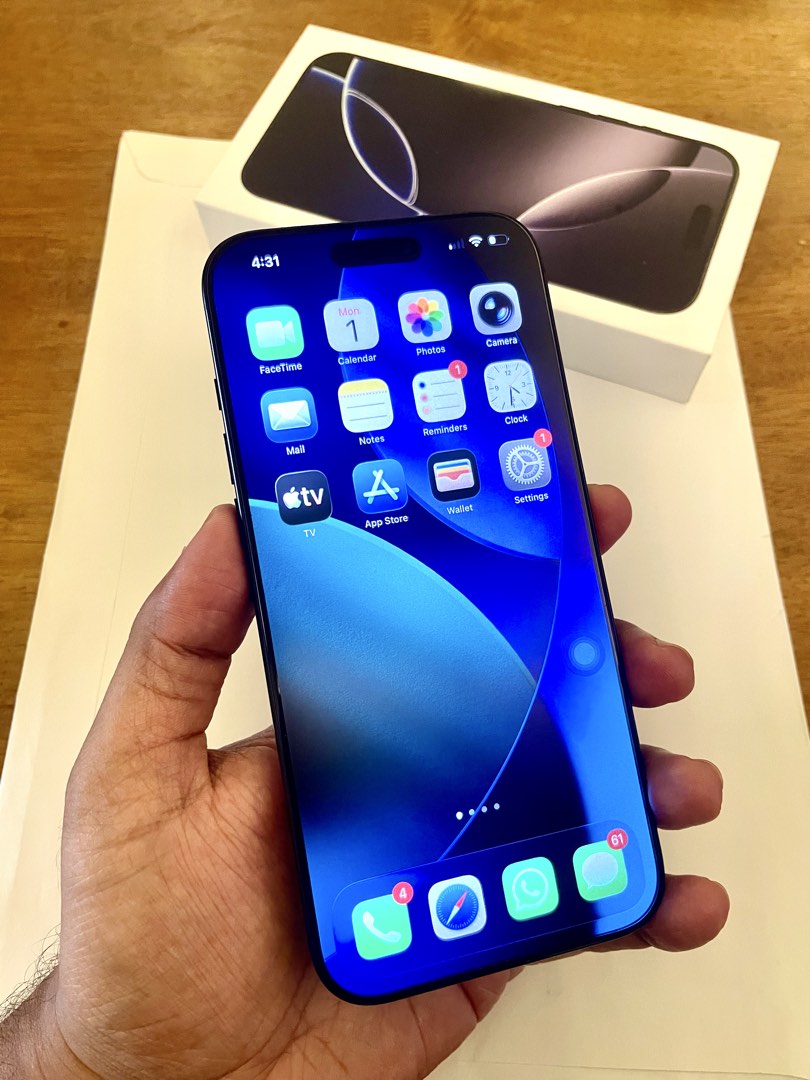 iPhone 16 Pro Max 256GB Apple Care+ Nov 2026 Full Set, Mobile Phones ...