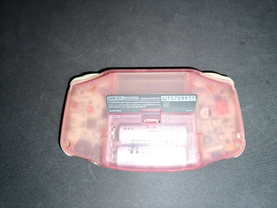 Japanese Game Boy Advance with Pokemon FireRed and Sapphire (SLIGHTLY ...