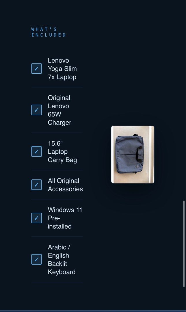 Lenovo Yoga Slim 7x AI PC Snapdragon X Elite 14.5" 3K OLED, Computers ...