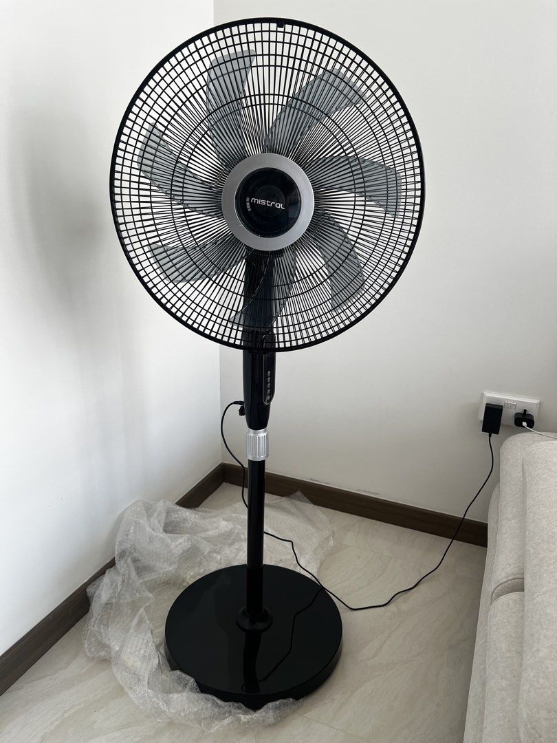 Mistral Stand Fan - Black, Furniture & Home Living, Lighting & Fans ...