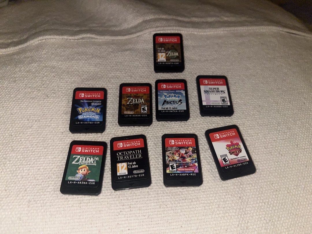 Nintendo Switch Cartridge Games: Pokemon, Zelda, Smash Bros, Octopath ...