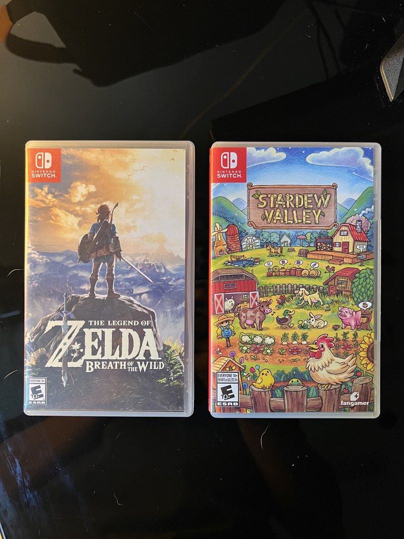 Nintendo Switch Games: Zelda Breath of the Wild & Stardew Valley, Video ...