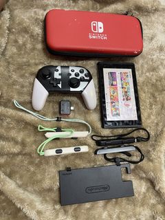 Nintendo Switch Edition Mario Red Edition With 6 Physical Games, Video ...