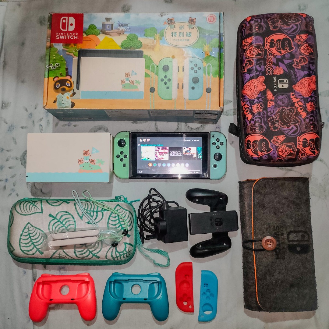 Nintendo Switch V2 Animal Crossing: New Horizons Edition, Video Gaming ...