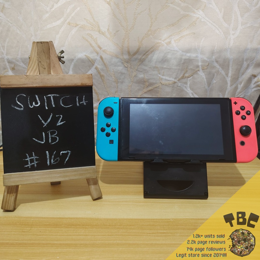 Nintendo Switch V2 Super Mura lng!, Video Gaming, Video Game Consoles ...