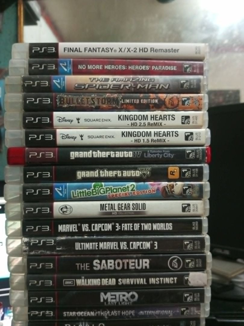 PS3 Games Bundle - Various Titles, Video Gaming, Video Games ...