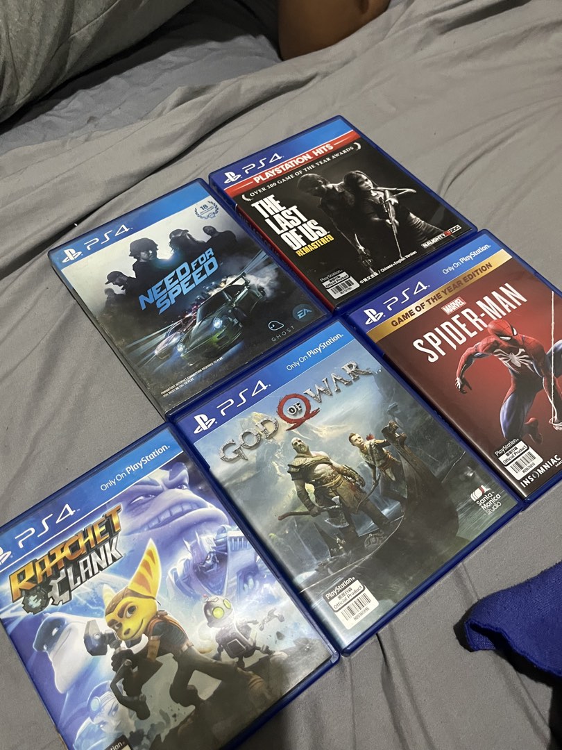 PS4 Games Bundle: God of War, Spider-Man, Ratchet & Clank, Last of Us ...