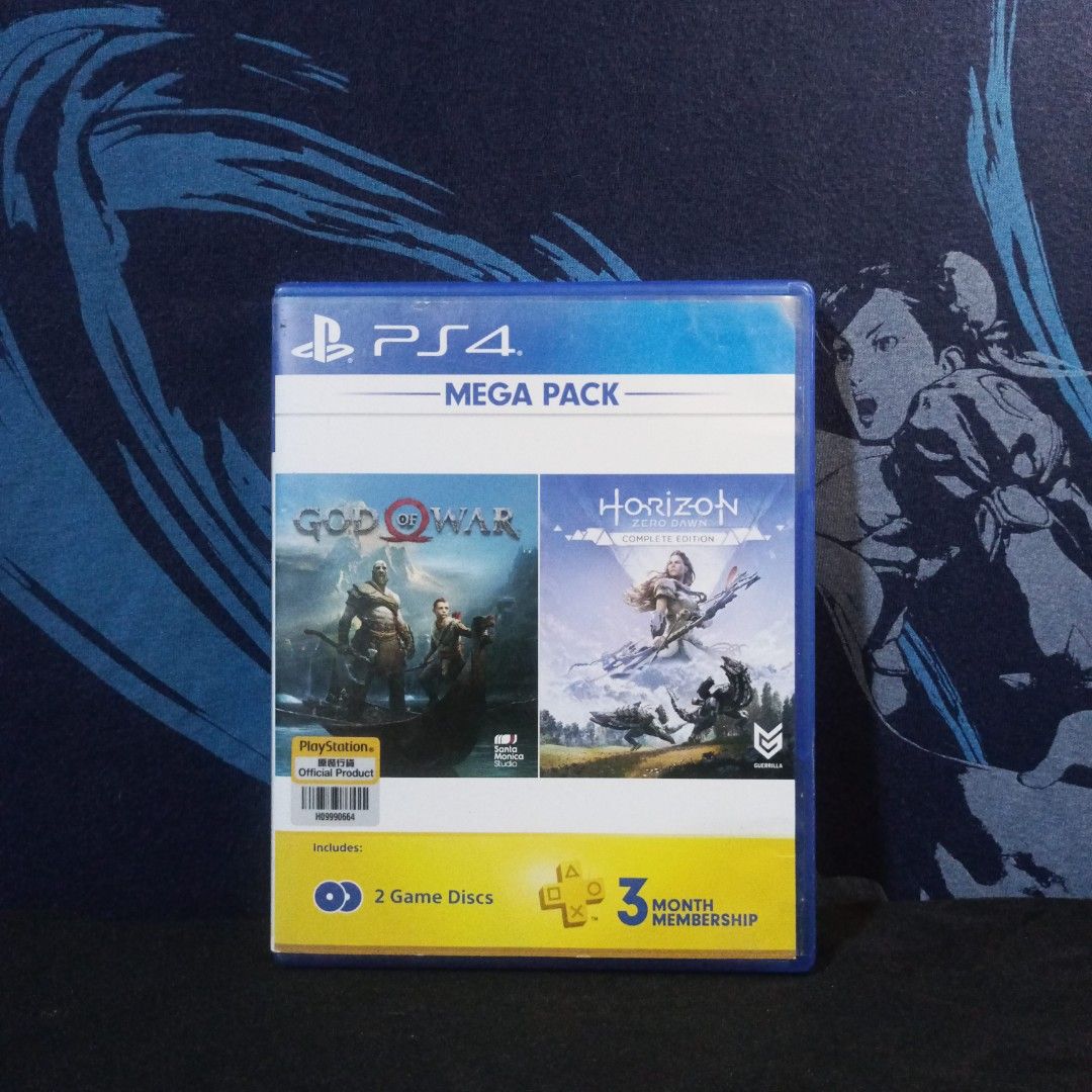 Ps4 mega pack (god of war 4 horizon), Video Gaming, Video Games ...