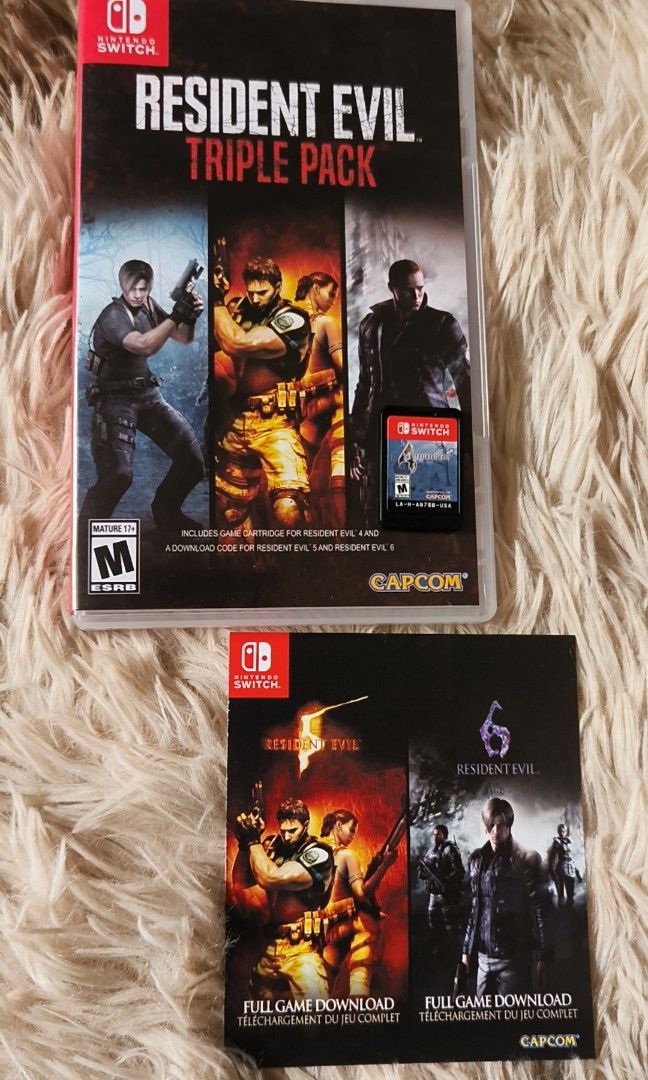 Resident evil 5 and 6 unused code, Video Gaming, Video Games, Nintendo ...