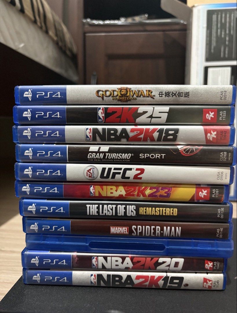 Sony PlayStation 4 (PS4) Slim Console with Games & Controllers, Video ...