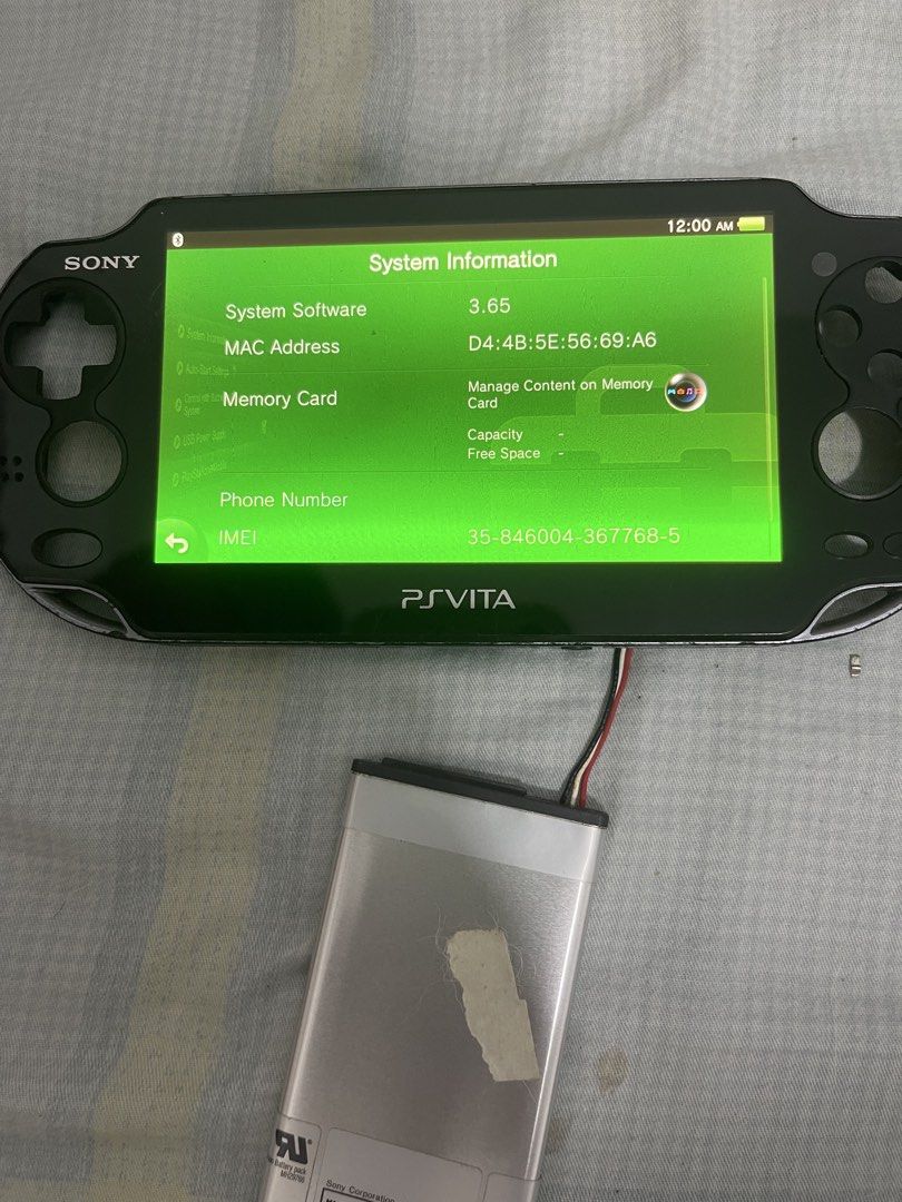 Sony PS Vita mother board for phat, Video Gaming, Video Game Consoles ...