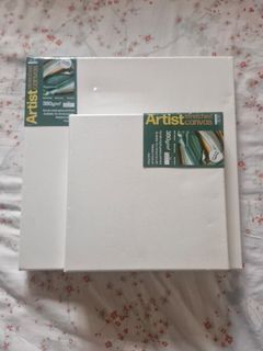 2x Blank Stretched Canvas Boards for Painting, Hobbies & Lifestyle ...