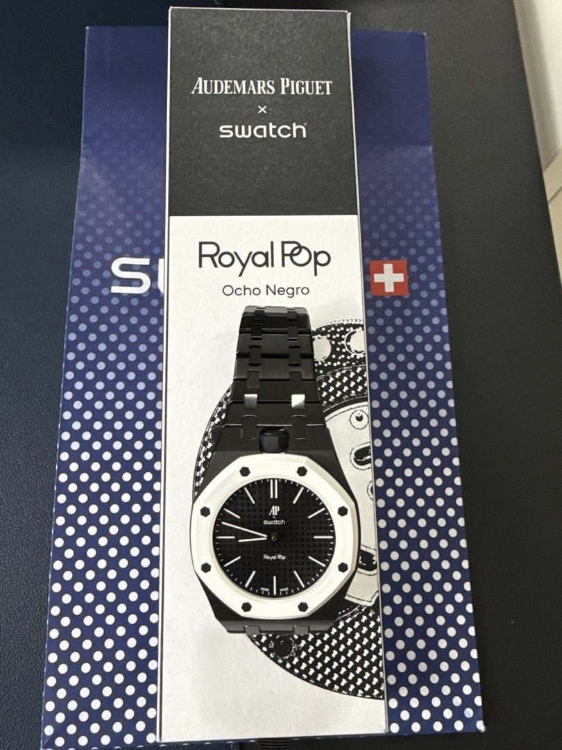 AP x Swatch Royal Oak Pop Watch, Luxury, Watches on Carousell