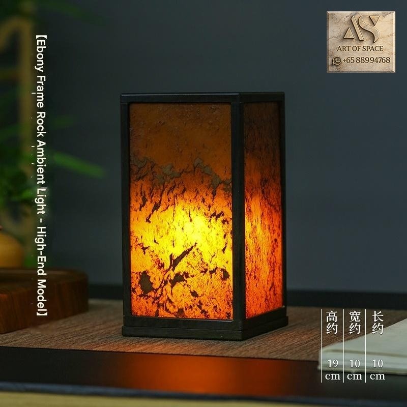 BambooCraft - Handwoven Purple Bamboo Table Lamp with Roll - Curtains ...