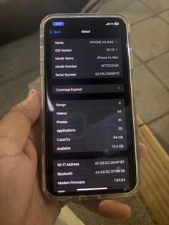 iPhone XS MAX 64GB 港行雙咭 粗用機皇 包套包貼 $888, 手提電話, 手機, iPhone, iPhone X 系列 ...