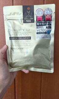 Masker Derma laser vc100 gold mask 7sheets Masker Jepang, Kesehatan ...