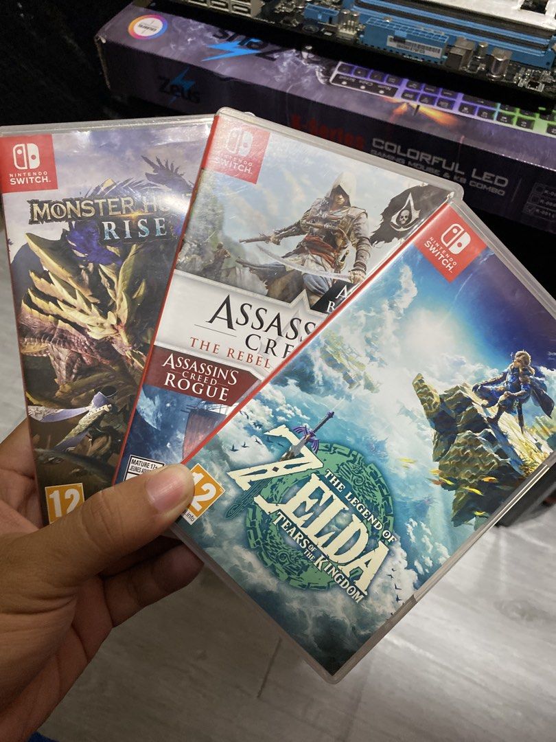 Nintendo Switch Games: Zelda, Monster Hunter, Assassin's Creed, Video ...