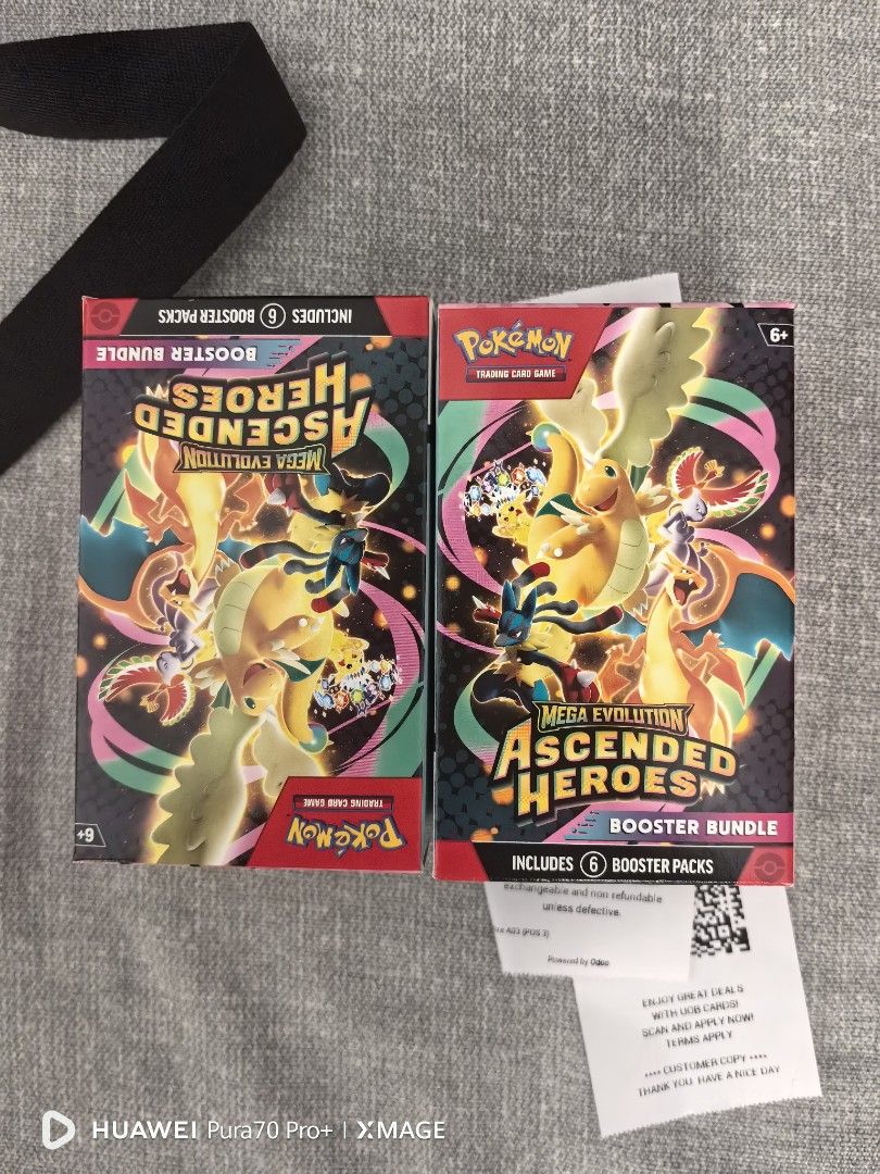Pokemon TCG Mega Evolution Ascended Heroes Booster Bundle, Toys ...