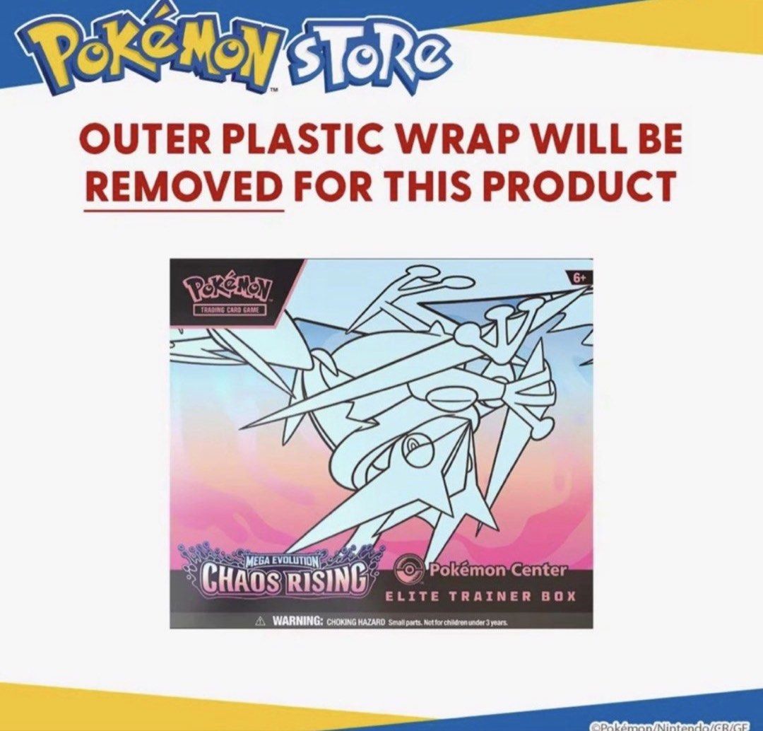 Pokemon TCG Mega Evolution Chaos Rising Elite Trainer Box (unshrinked ...