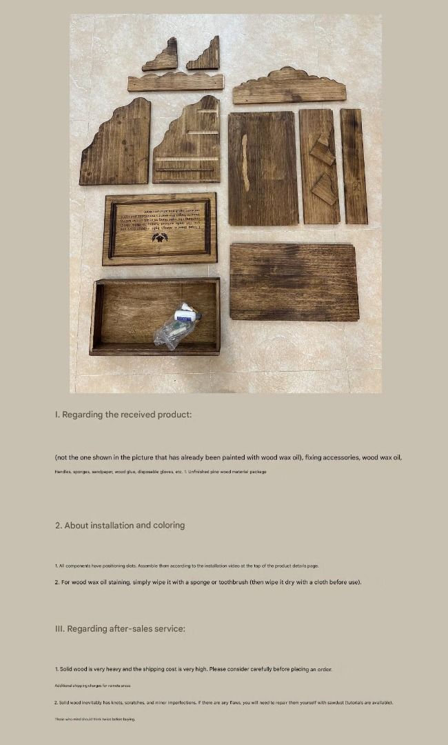 RetroStyle - Solid Wood Wall - Mounted Folding Table Cabinet Storage B ...