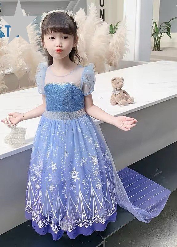 PDR002ELS [Size 100-150] Frozen Princess Elsa Dress - Birthday Party ...