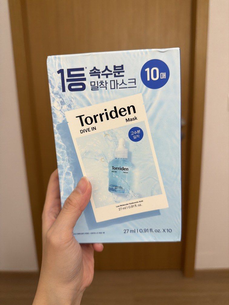Torriden Mask - box of 10, Beauty & Personal Care, Face, Face Care ...