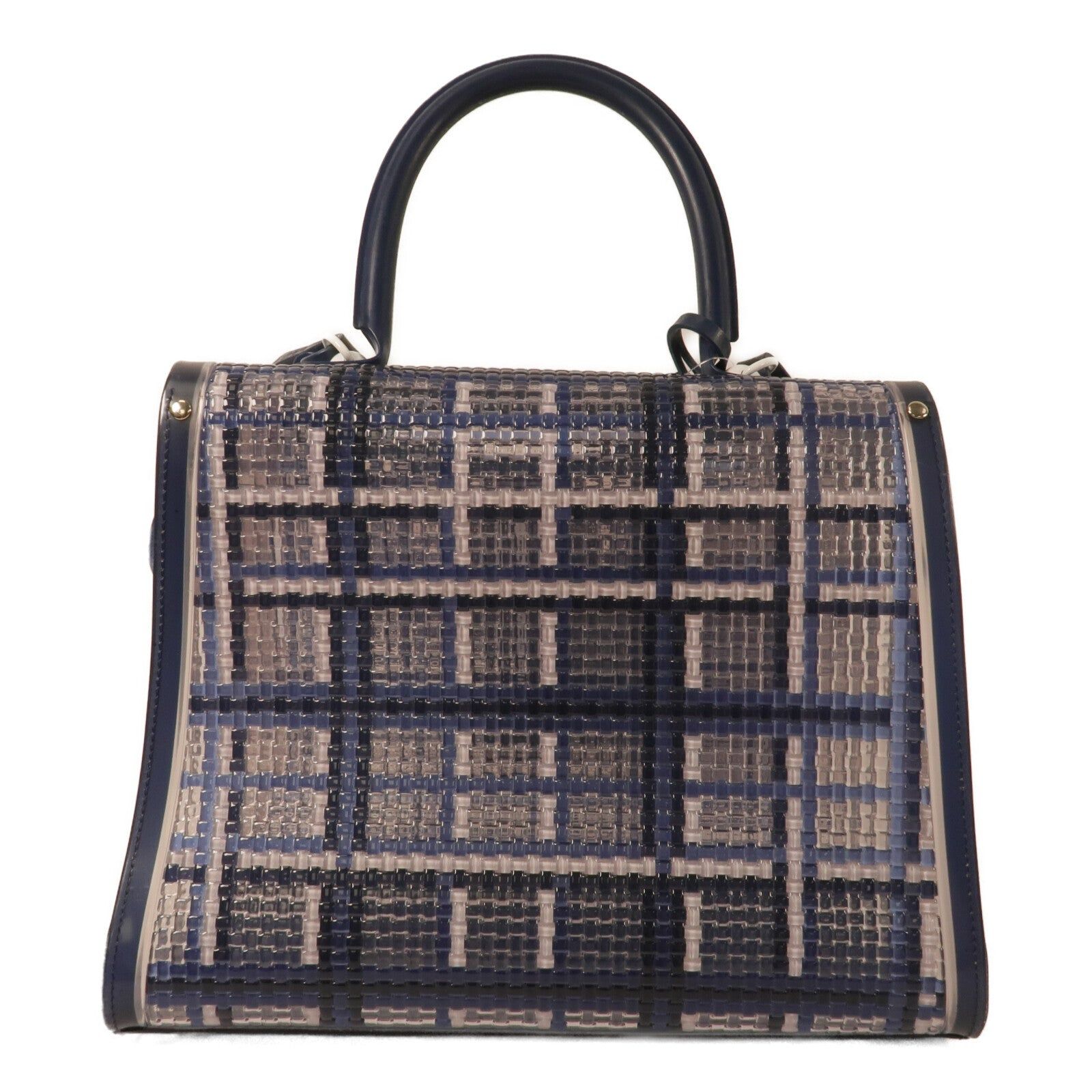 Delvaux PVC Brillant Dreamer MM x PVC 2wayShoulder Bag Navy, Luxury ...