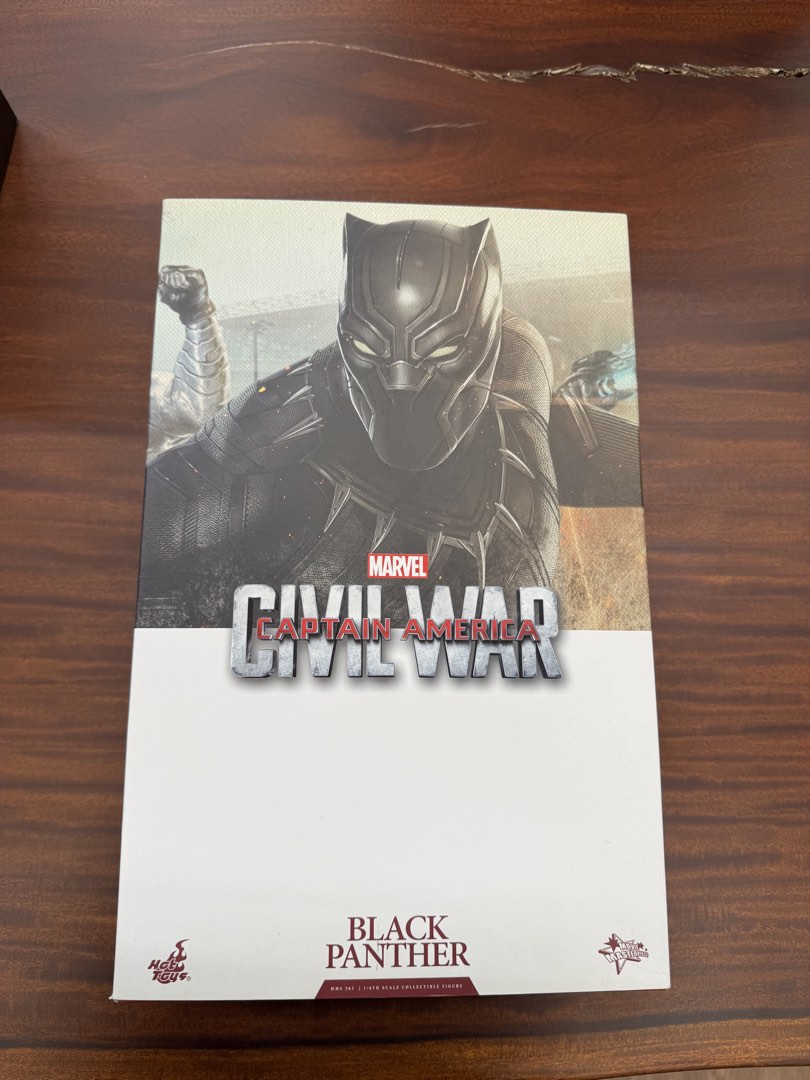 Hot Toys Captain America Civil War Black Panther 1/6 Scale Figure, Toys ...