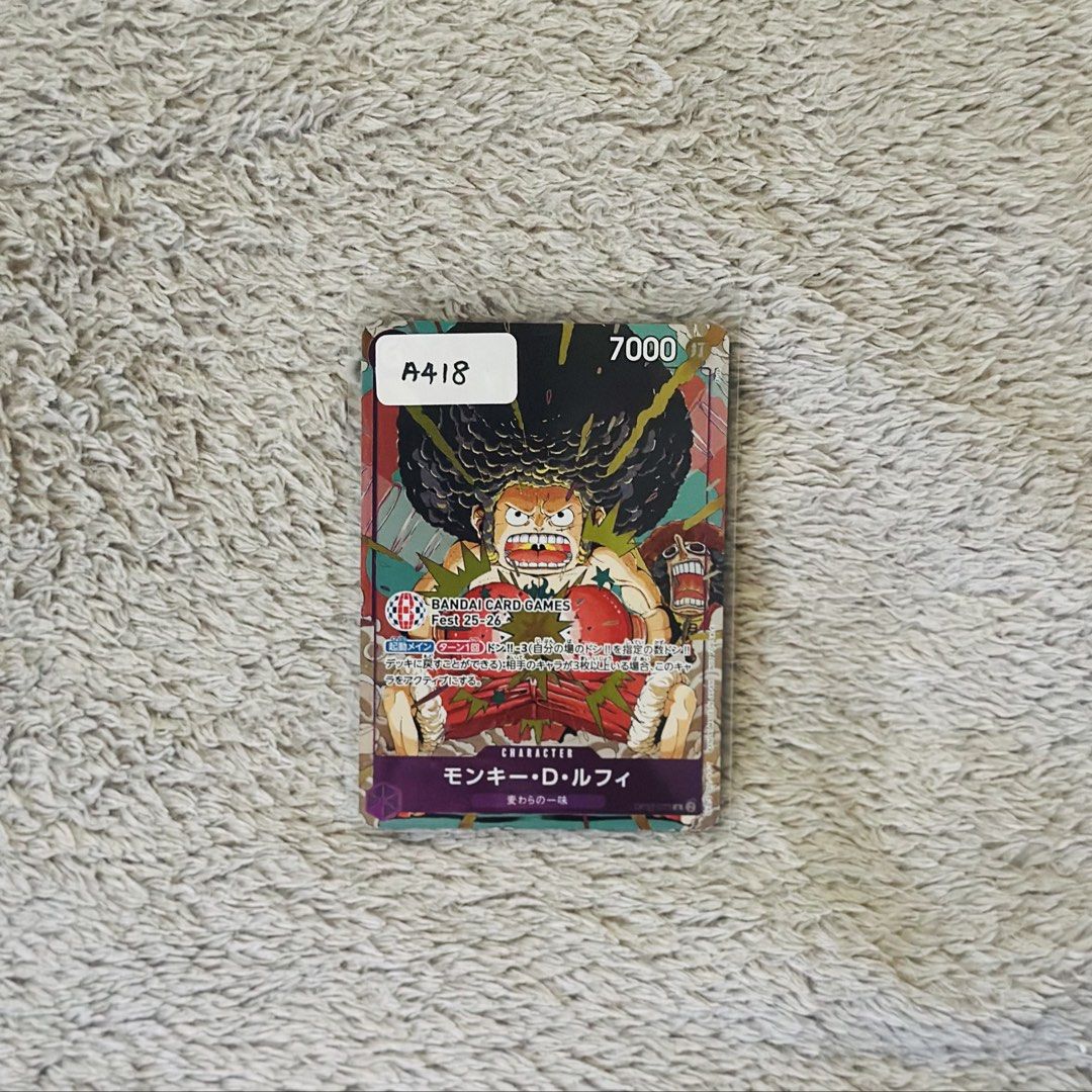 [OP] OP07-073 Luffy Afro Bandai Card Games Fest 25-26 BCF | One Piece ...
