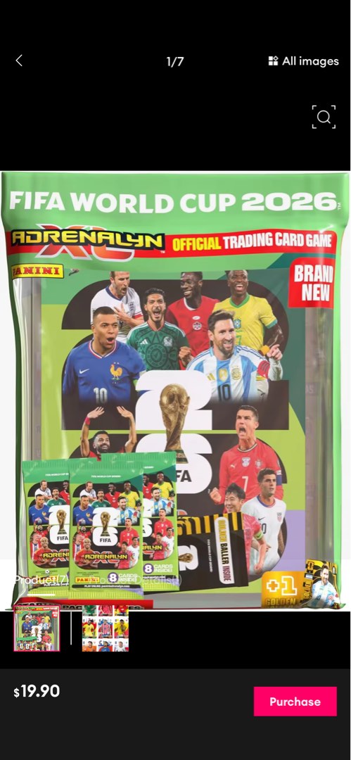 Panini FIFA World Cup 2026 Adrenalyn Starter Pack, Toys & Collectibles ...