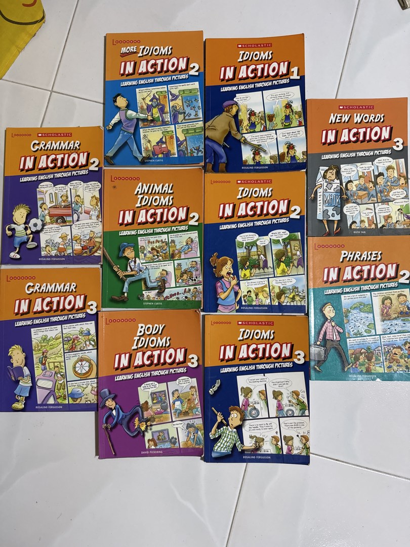 Scholastic In Action Series - Grammar, Idioms, Phrases, New Words ...
