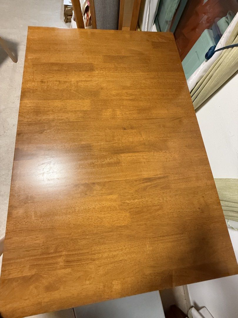Wooden Extendable Dining Table, Furniture & Home Living, Furniture ...