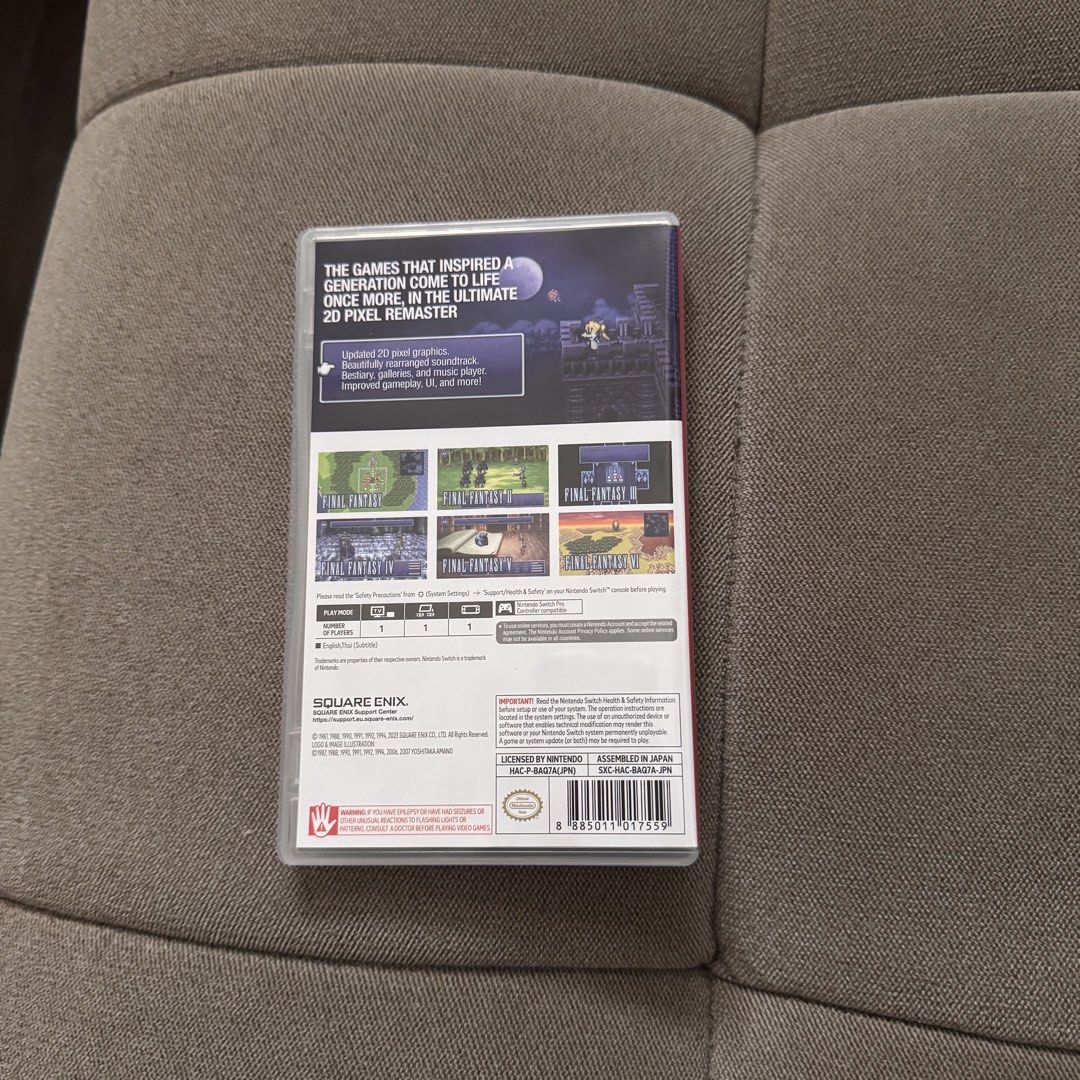 Final Fantasy I-VI Pixel Remaster Collection Nintendo Switch, Video ...