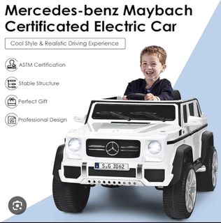 Black Mercedes-AMG G 63 Ride-on Car for Kids, Toys & Collectibles, Toys ...