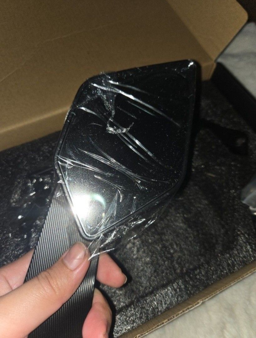 Brand New Motorcycle Stealth Mirrors / Winglet Rear View Mirrors ...
