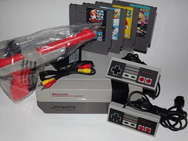 Nintendo NES System Console Choose Your Super Mario Game Bundle New 72 ...