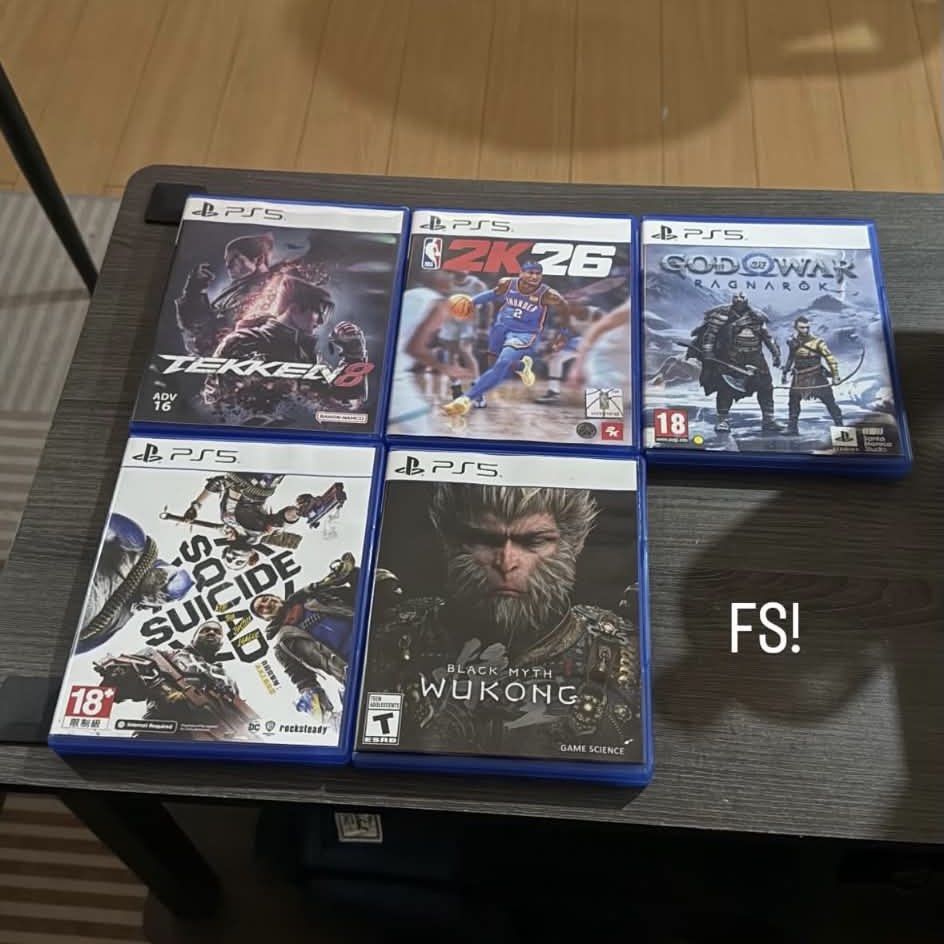 PS5 Games: Tekken 8, NBA 2K26, God of War, Suicide Squad, Wukong, Video ...