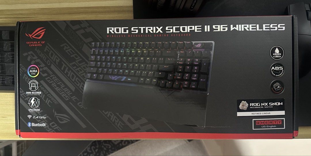 ROG Strix Scope II 96 Wireless Mechanical Gaming Keyboard, Computers ...