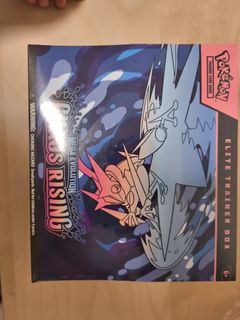 Pokemon TCG Chaos Rising Booster Box + Chaos Rising ETB Pokemon center ...