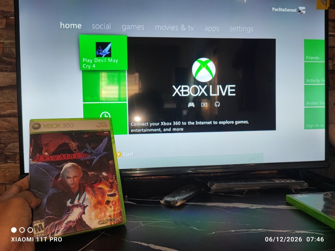 XBOX 360 CD " Devil May Cry 4 " NTSC, Video Gaming, Video Games, Xbox ...